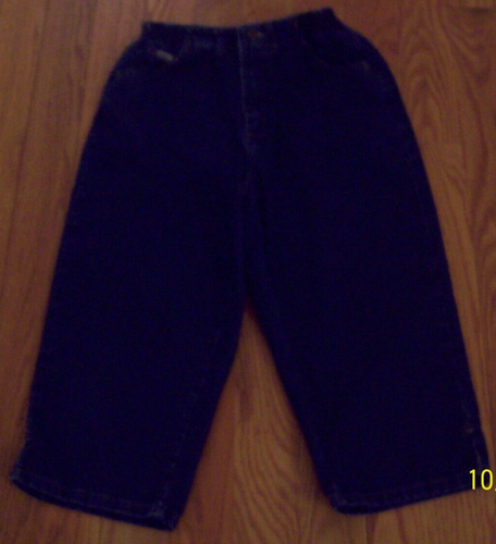 Women's Lee Jeans At the Waist Capri High Rise ELASTIC Size 10P INSEAM ...
