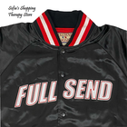 FULL SEND Sz LARGE Nelk Boys Satin BLACK Bomber Jacket | eBay