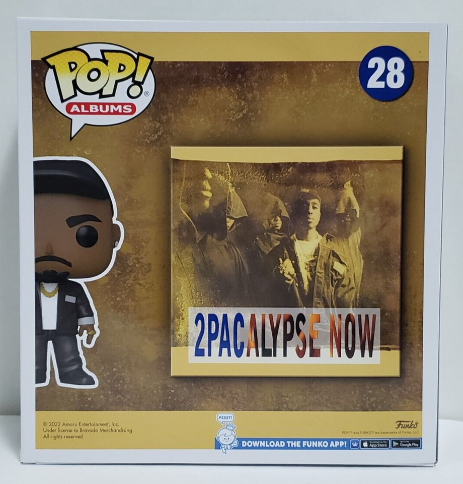 TUPAC SHAKUR 2PAC Funko POP Albums 28 2PACALYPSE NOW Figure BRAND NEW ...
