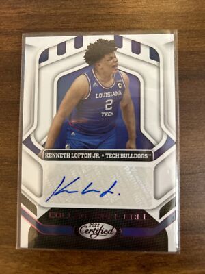 2022-23 Chronicles Draft Picks Kenneth Lofton Jr. Certified Auto Pink ...