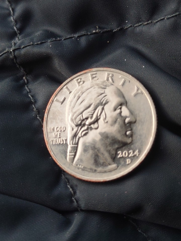 2024 D In Cod We Trust QUARTER DDO/ DDR OFF CENTER STRIKE THROUGH ...