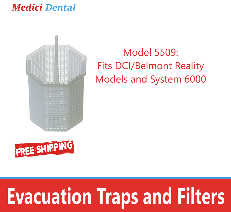 Disposable Evacuation Traps #5501, Diameter 2 1/8", 144/Bx, Fits Adec ...