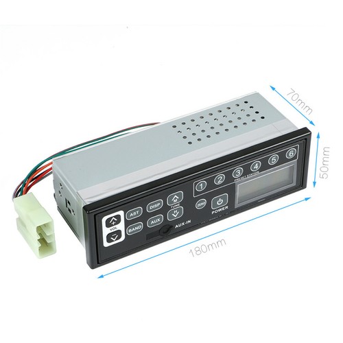 12-24V Excavator Radior Tractor Stereo AUX FM MP3 Player for Hitachi ...