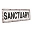 Sanctuary Metal Sign; Wall Decor for Home and Office | eBay
