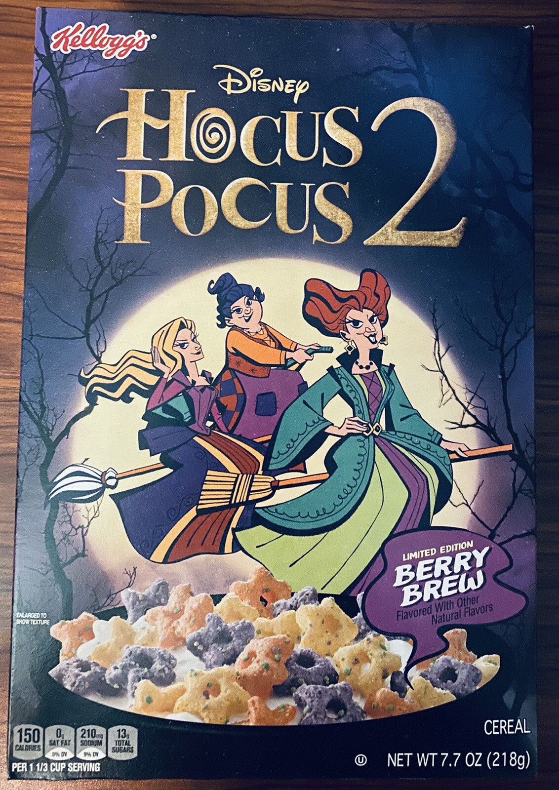 2x Kellogg’s Hocus Pocus 2 Breakfast Cereal Disney Limited Edition ...