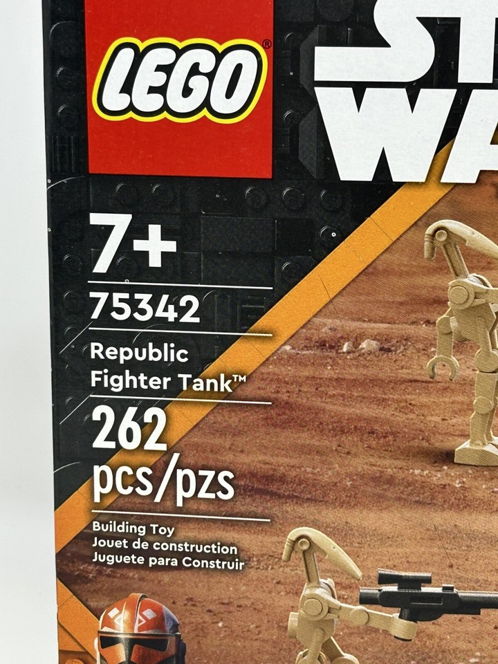 LEGO Star Wars Republic Fighter Tank 75342 187th Trooper New! Retired ...
