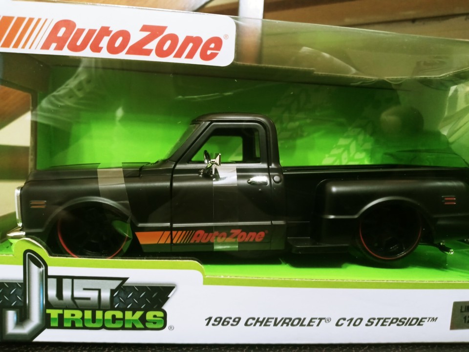 Jada Toys Just Trucks 1969 Chevrolet C10 Stepside Autozone Exclusive 1: ...