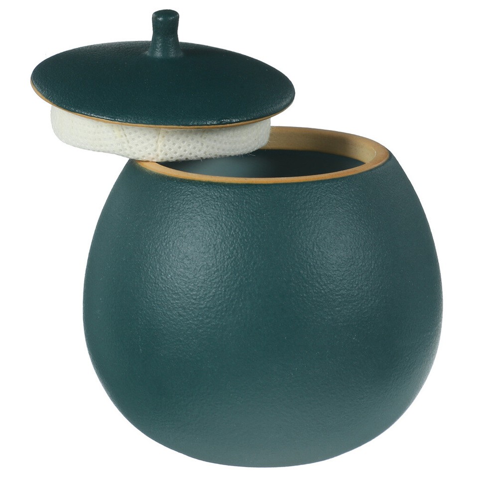 Ceramic Storage Pot with Loose Lid Plain White Teapot Caddy | eBay