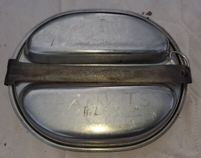 Vintage WWII Era 1944 U.S. M.A. Co Army Field Mess Tin Kit | eBay