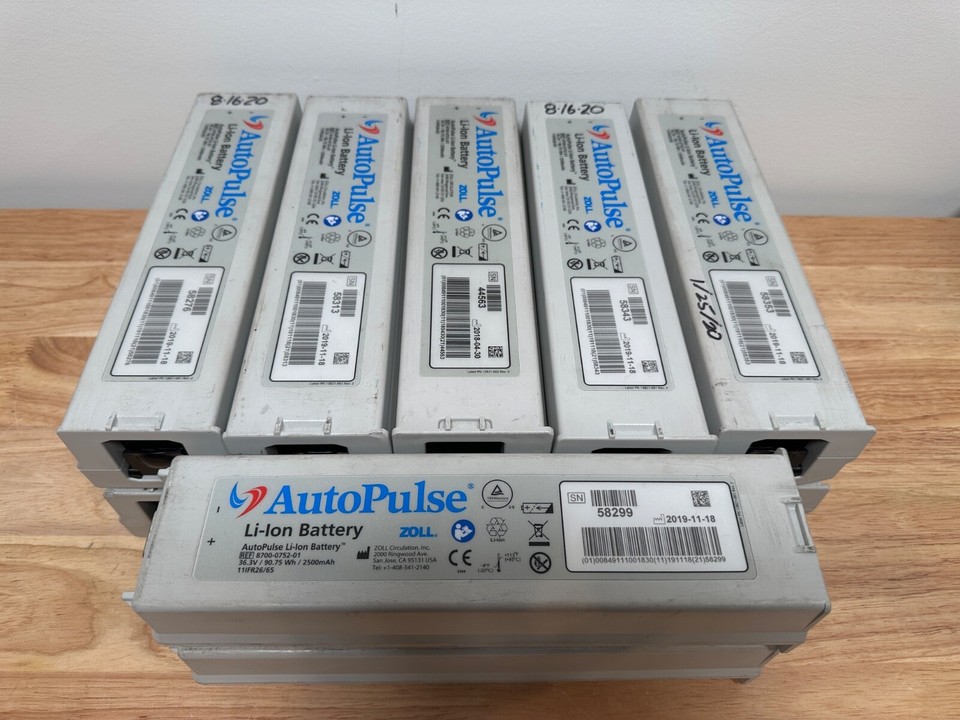 Lot Of 12 - Zoll AutoPulse Li-Ion Batteries - For Parts Only - Fast ...