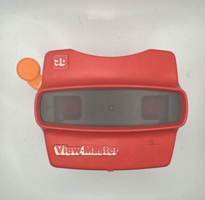 Vintage View Master 3D Viewer Red Classic Toy Slide Viewer Orange ...