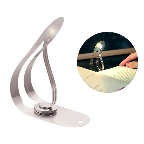 LED Book Lamps Bendable Bookmark Lights Creative Night Light Flashlight ...