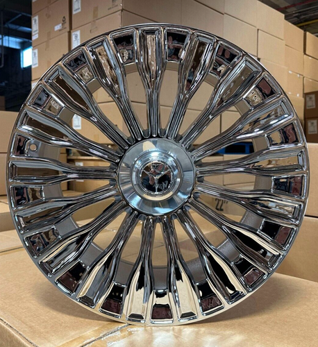 20" CHROME WHEELS STAGGERED MAYBACH AMG MERCEDES BENZ STYLE RIMS FIT ...