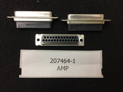 207464-1 AMP Conn D-Sub M 25 POS Crimp ST 12 PIECES | eBay