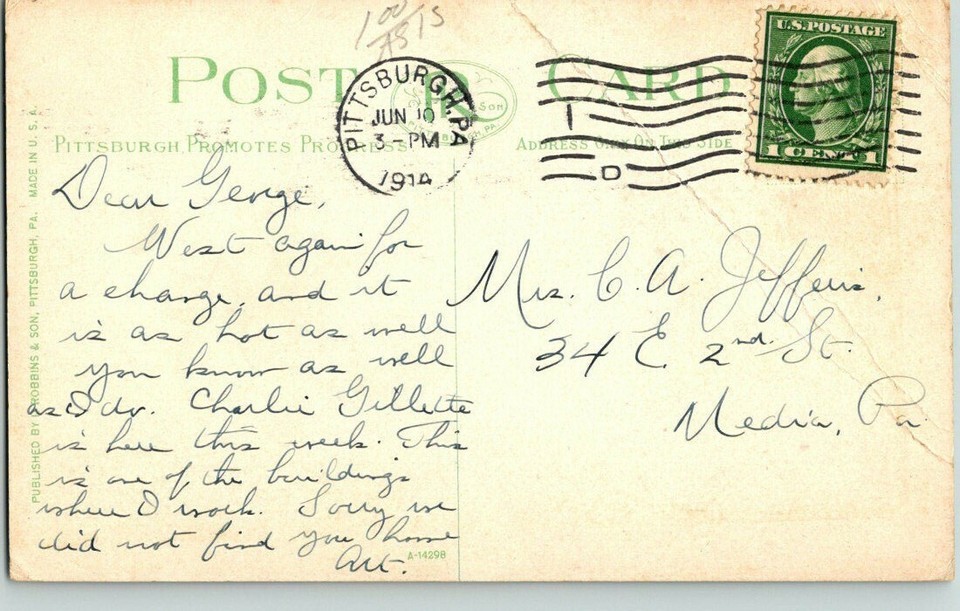 Pittsburgh Pennsylvania Henry W Oliver Building Vintage Postcard | eBay