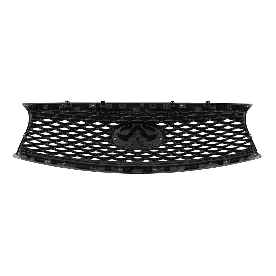 For 2014-2020 Infiniti QX70 Front Radiator Grille Grill Glossy Black ...