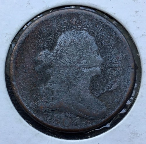 1803 1/2c Draped Bust HALF CENT Rotated Die | eBay