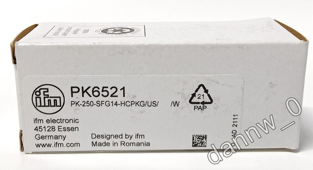 ifm PK6521 32V Pressure Sensor for sale online | eBay