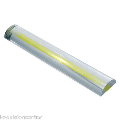 2X Large Bar Magnifier with Yellow Guide - 9 inches for Low Vision | eBay