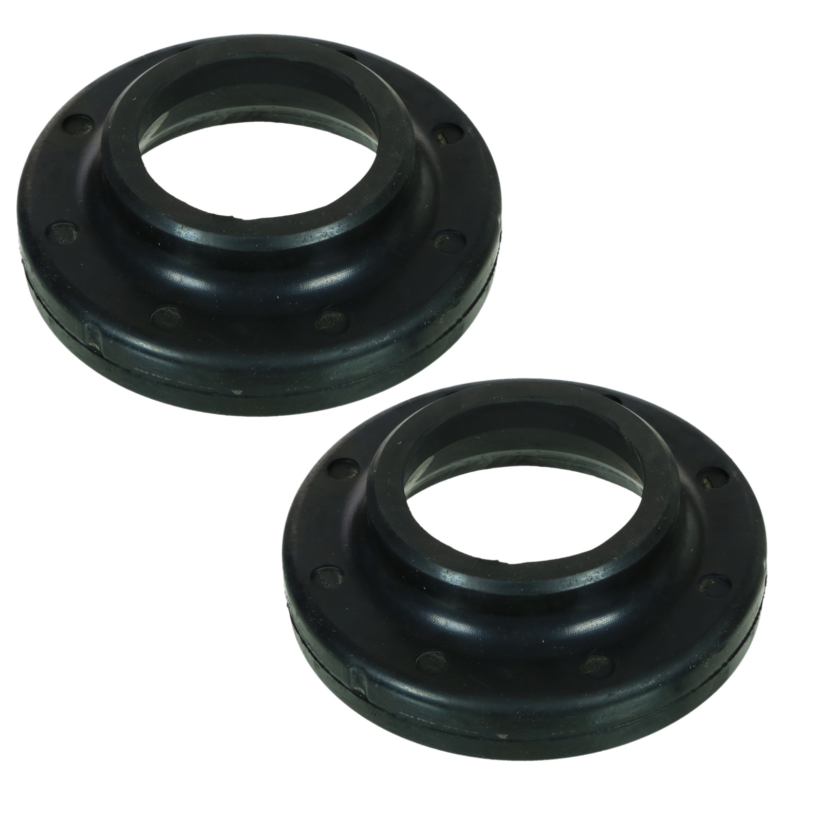 Pair Set of 2 Front Upper Coil Spring Insulators Moog for Jeep Cherokee ...