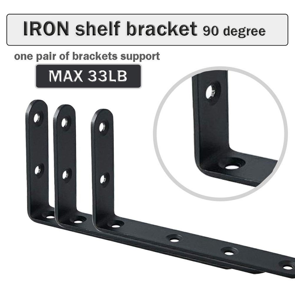 Garage Shelf Brackets Metal Heavy Duty Floating Storage Wall Shelving ...