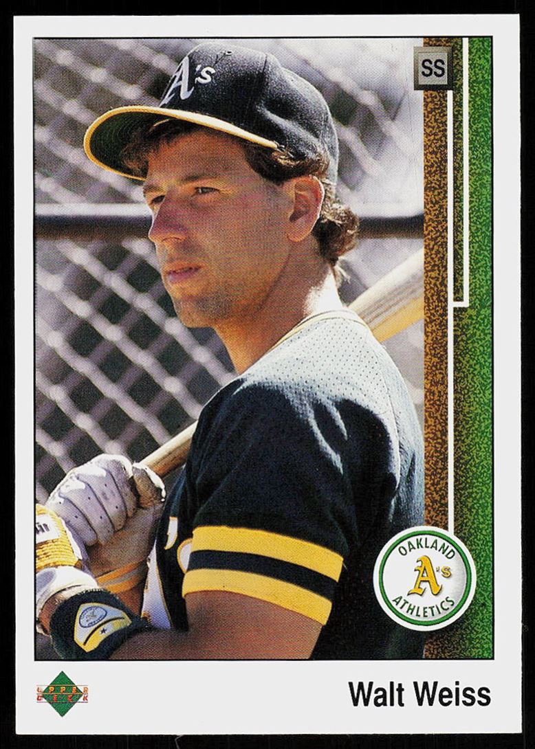 1989 Upper Deck Walt Weiss Oakland Athletics #374 | eBay
