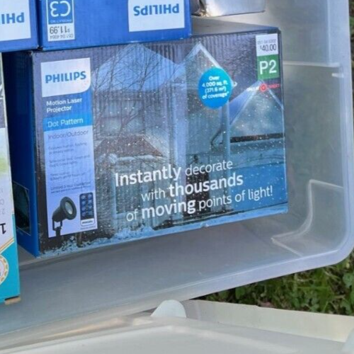 Phillips Motion Laser Projector Clear Dot Pattern P2 Indoor/Outdoor | eBay