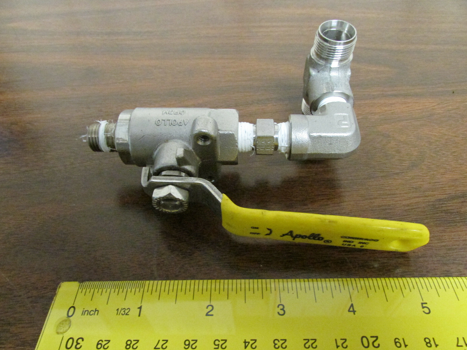 Apollo CF8M 1/4" Ball Valve 2000WOG + Extra Fittings | eBay