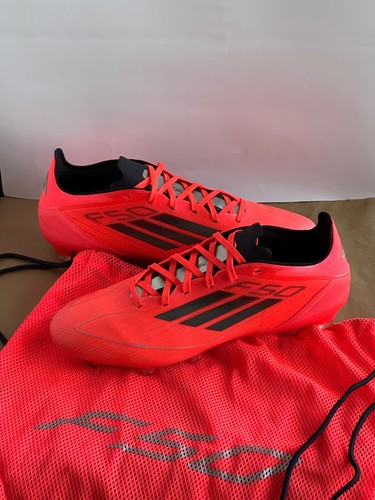 Adidas F50 Pro FG Mixed Soccer Cleats Boots Red - Turbo IE0597 US 9.5 ...