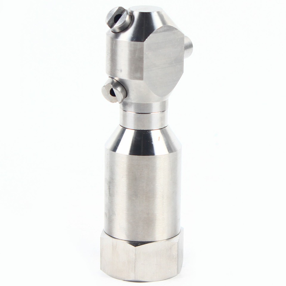 1" Continuous Cleaning Jetting Nozzle Rotary Spinning Drain Sewer ...