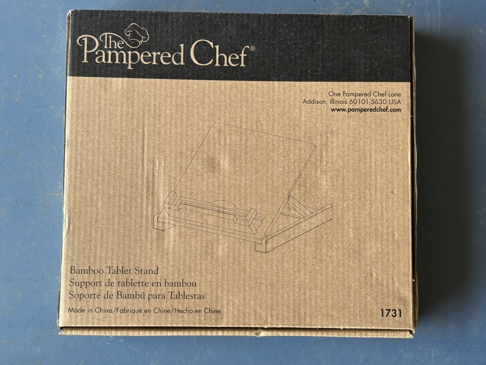 Pampered Chef Bamboo Tablet Stand | eBay