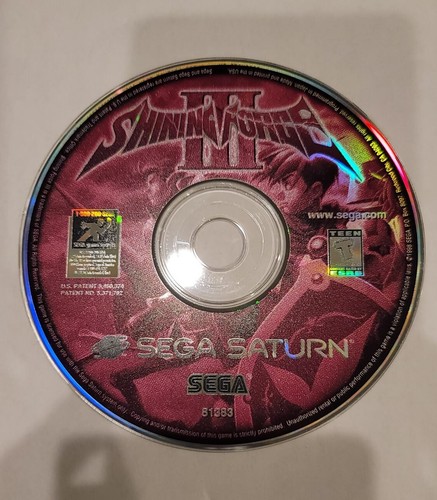 Great Condition - Shining Force III (Sega Saturn) Disk Only - SUPER ...