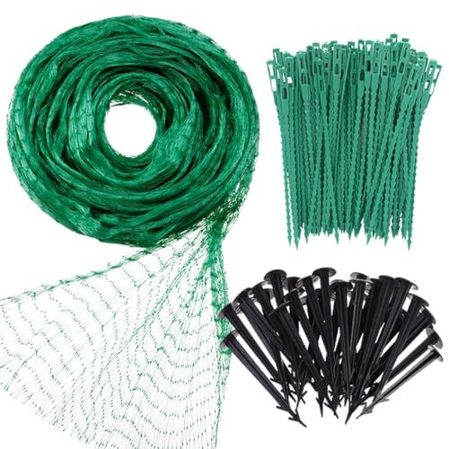 Bird Netting for Garden, 13Ft x 33Ft Green Anti Bird Protection Net ...