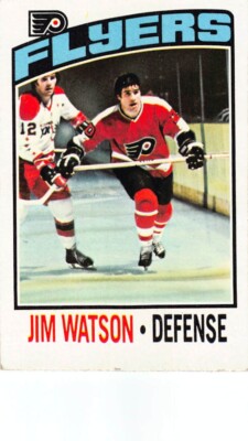 1976-77 Topps Hockey Jim Watson #247 VG+ CONDITION PHILADELPHIA FLYERS ...