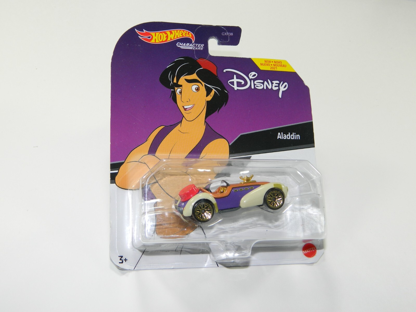 Hot Wheels Character Cars Disney Aladdin 1:64 Diecast Vehicle Car Toy ...