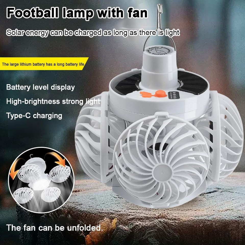 2 in 1 Hanging Fan with LED Lantern, Amazing Dual Fans and Light Hot O8 ...