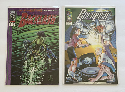 Backlash #8 & 23 (Image Comic Book, 1995) | eBay