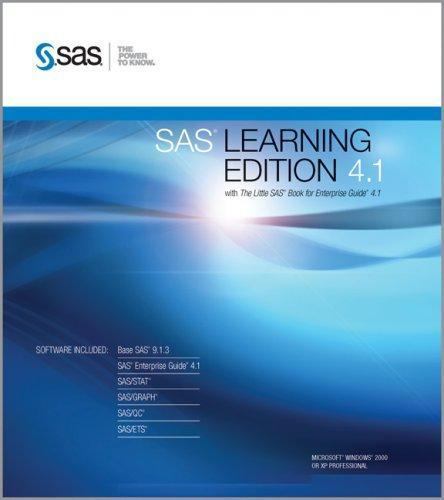 SAS Learning Edition 4. 1 : With the Little SAS Book for Enterprise ...