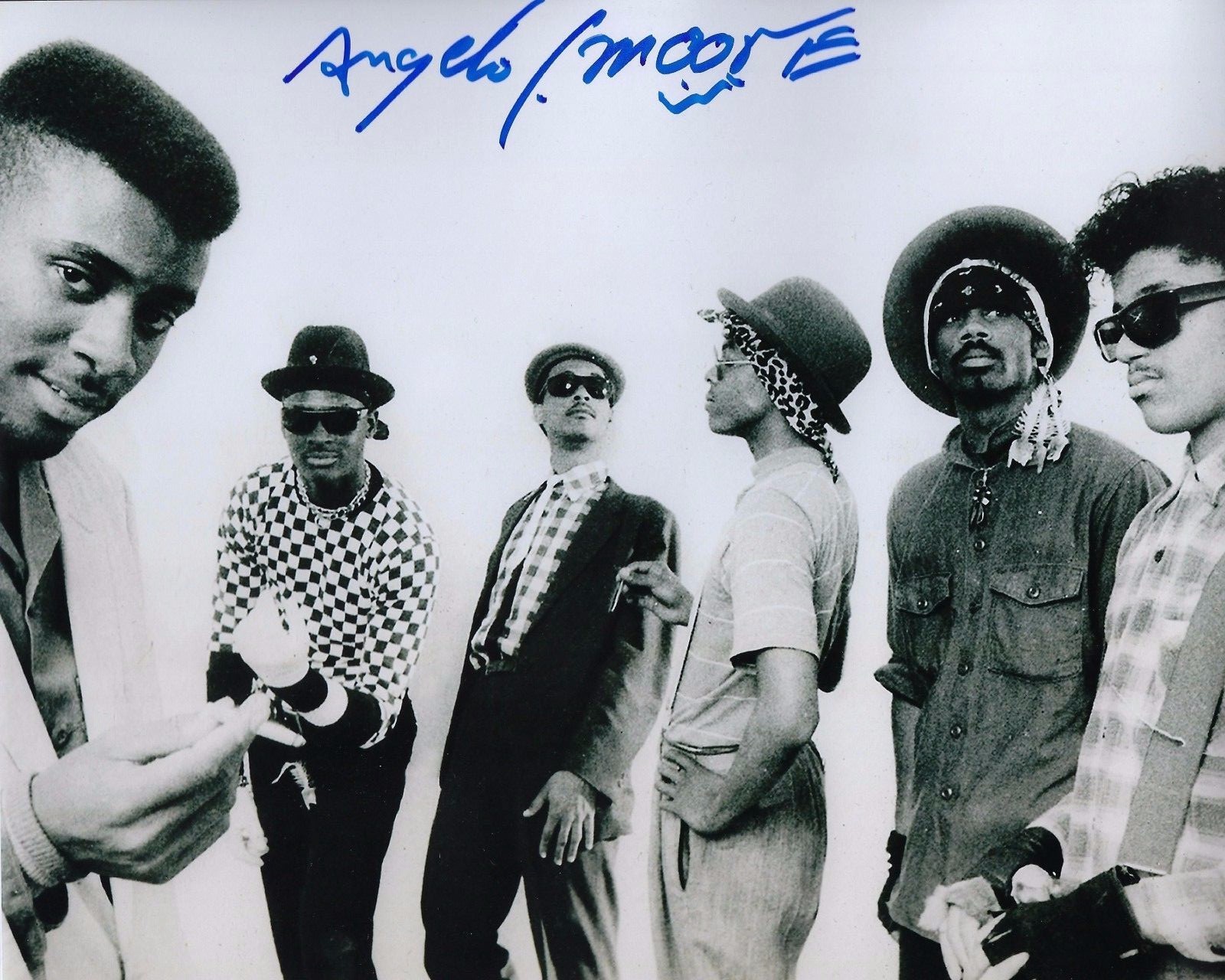 GFA Fishbone Singer * ANGELO MOORE * Signed Autograph 8x10 Photo PROOF ...