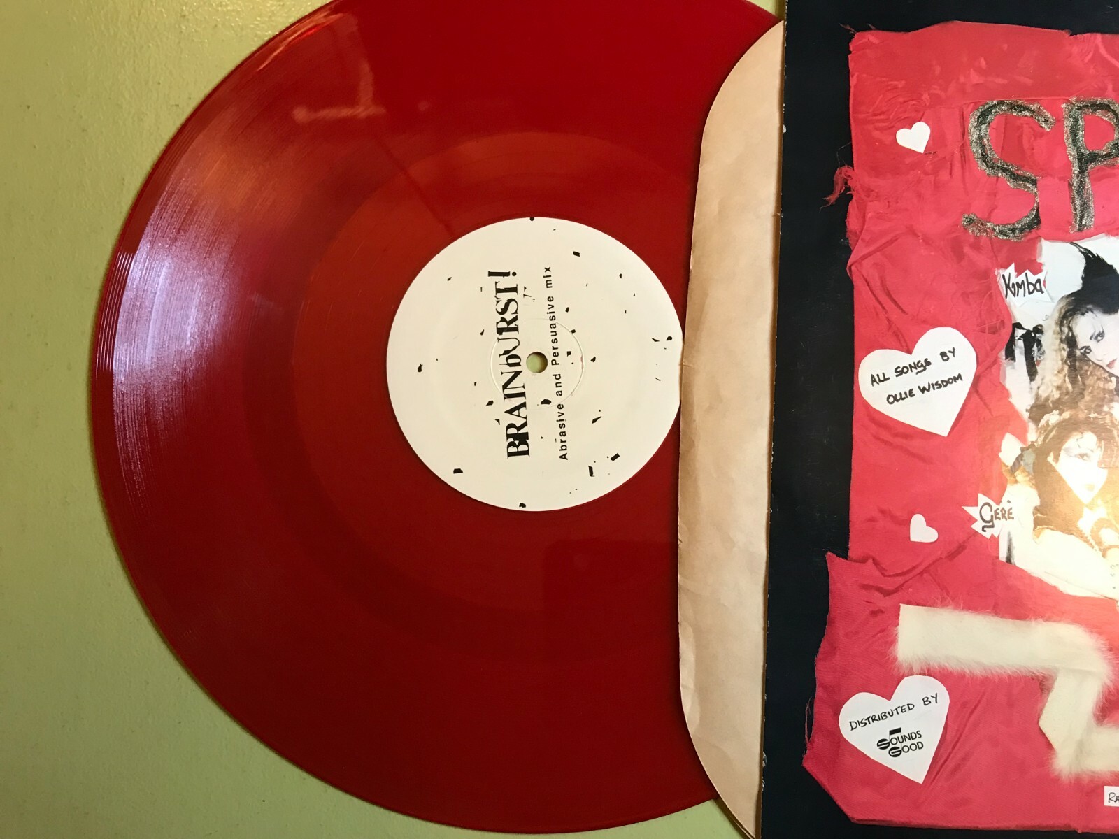 specimen indestructable RED trans color vinyl EP 12" brainburst 2 ...