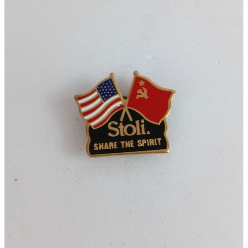 Vintage Stoli. Share The Spirit Flags Lapel Hat Pin | eBay