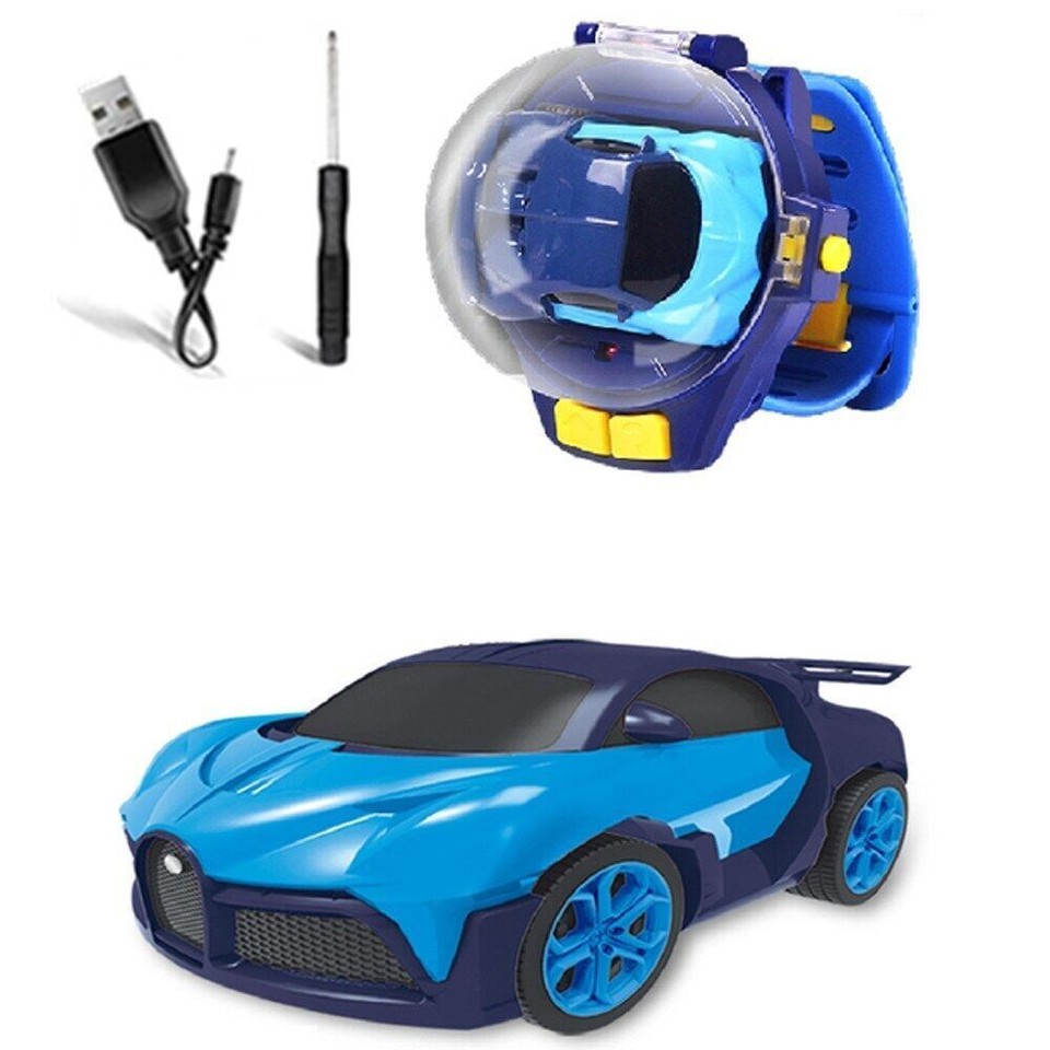 Watch RC Car Toy Mini 2.4GHz Remote Control Car Watch Kids Fun ...