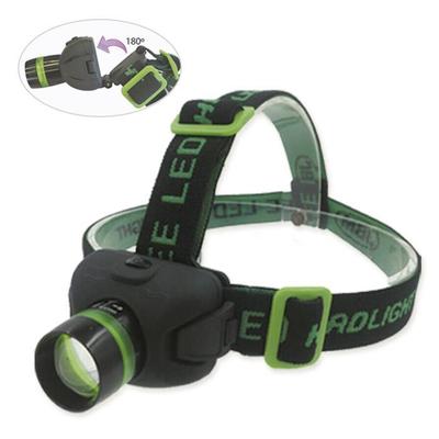 JBM 52584 - LINTERNA FRONTAL DE CABEZA LED ZOOM 150 LUMENS, ALCANCE 100 ...