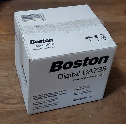 Boston Digital BA735 Powered Subwoofer/Satellite Speaker System- NEW in ...