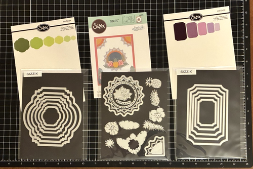 SIZZIX Nesting MAJESTIC LABELS #2, TICKETS or Thinlits TROPICAL ELEMENTS Dies | eBay