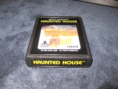 Atari 2600 Haunted House Game Cartridge 1986 re-release Label Variant | eBay
