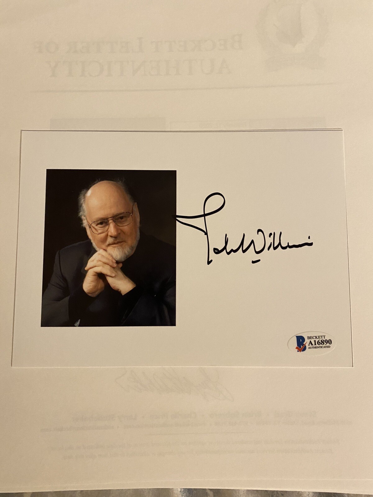 John Williams signed autographed 5x7 Photo BECKETT BAS STAR WARS ...
