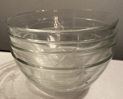princess house vintage contemporary Elegance Set Of (4) Soup/Salad ...
