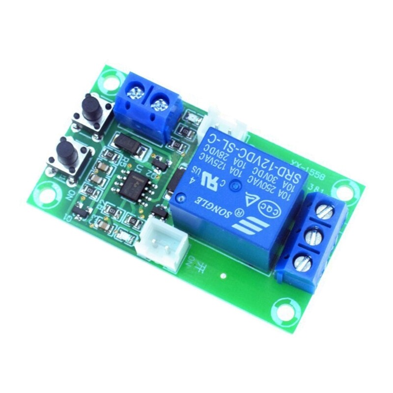 YX-1558 12V Self-locking Module Double Keys Switch Module Circuit Board ...