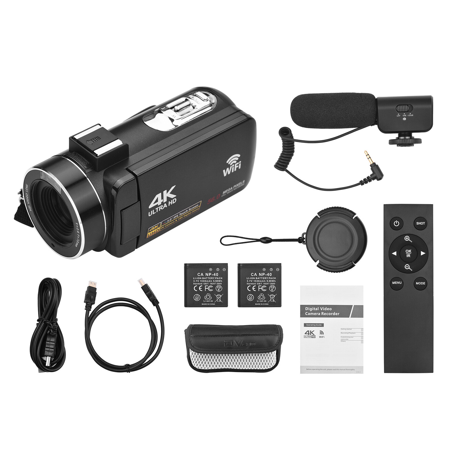 4K Digital Video DV Recorder 56MP 18X Digital Zoom P2R6 | eBay
